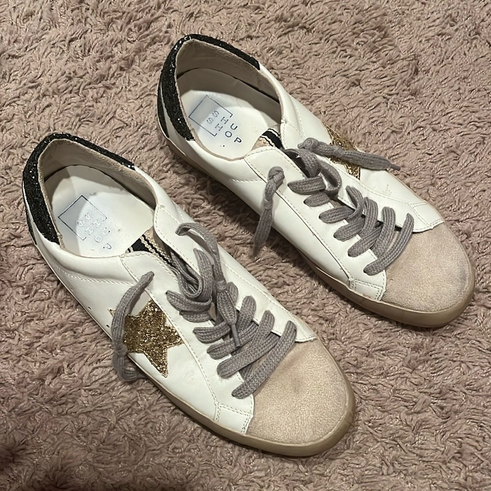 Shu Shop Gold Star Sneaker - Gem